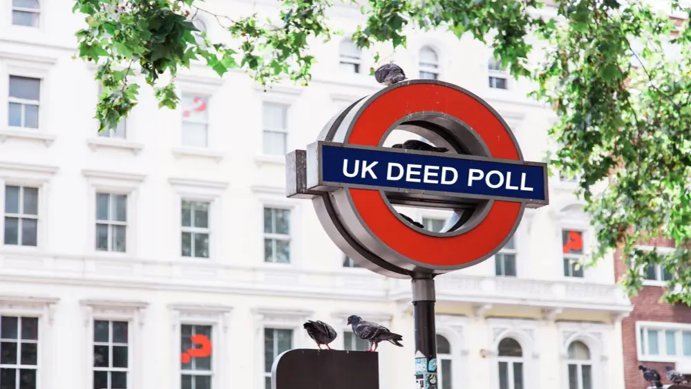 Change your name by deed poll: UK Deed Poll Office